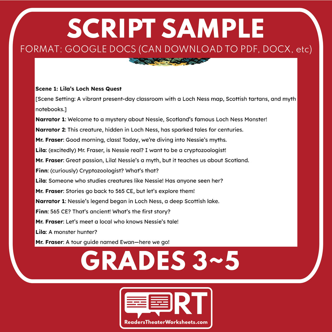 Free & Low-Cost Readers’ Theater Scripts for Grades 3-12 | Lesson Plan ...