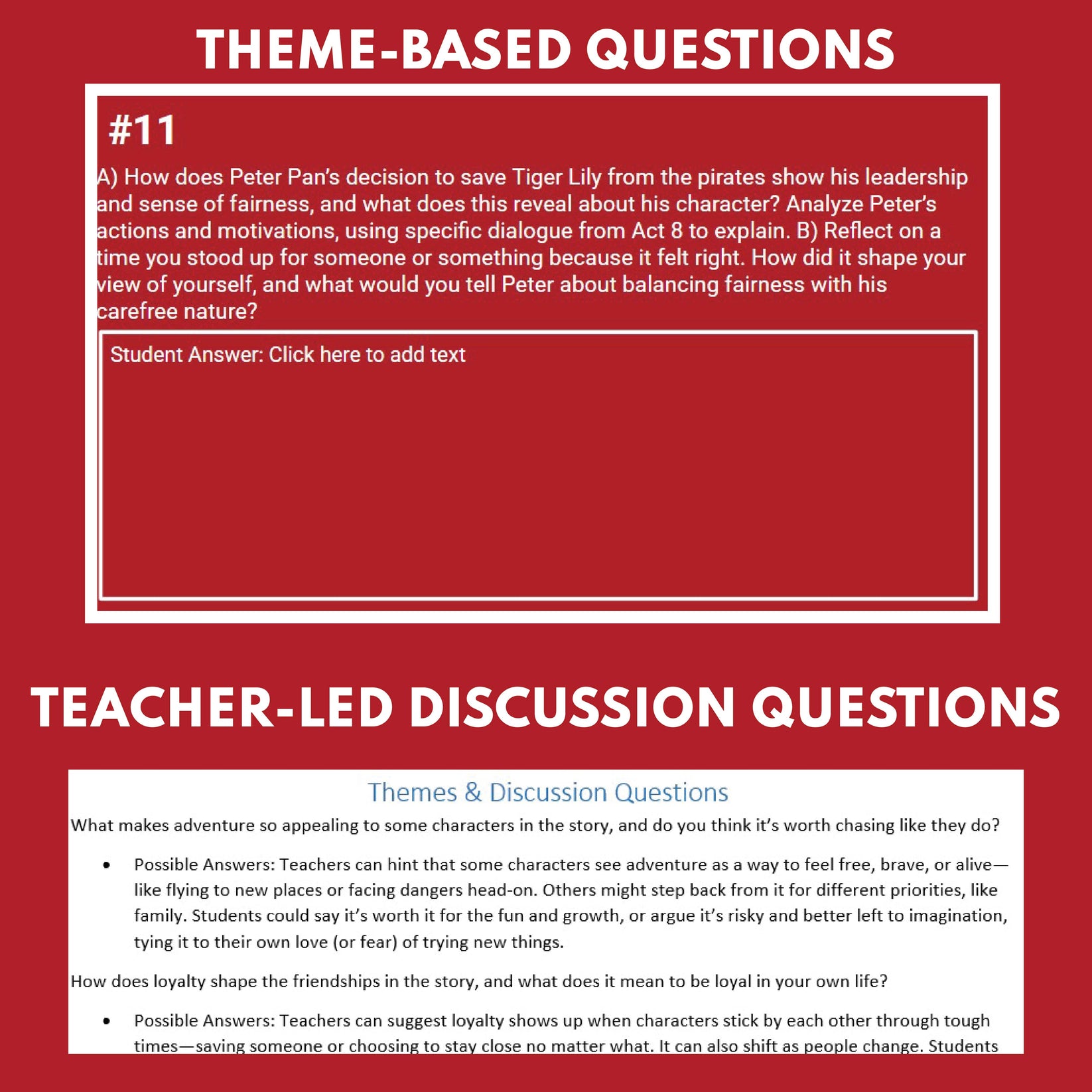 Free Peter Pan Adapted Readers Theater Script for Grades 3-8 | J.M. Ba ...