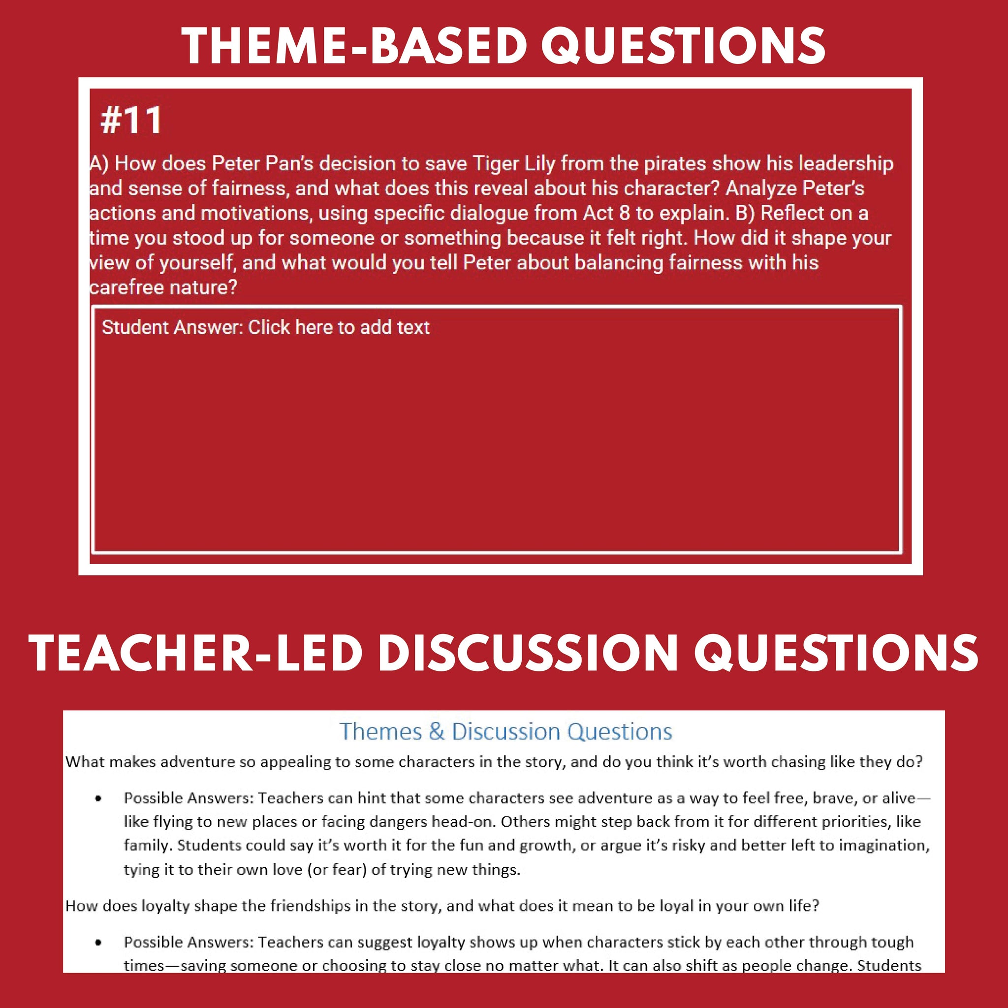 Free Peter Pan Adapted Readers Theater Script for Grades 3-8 | J.M. Ba ...