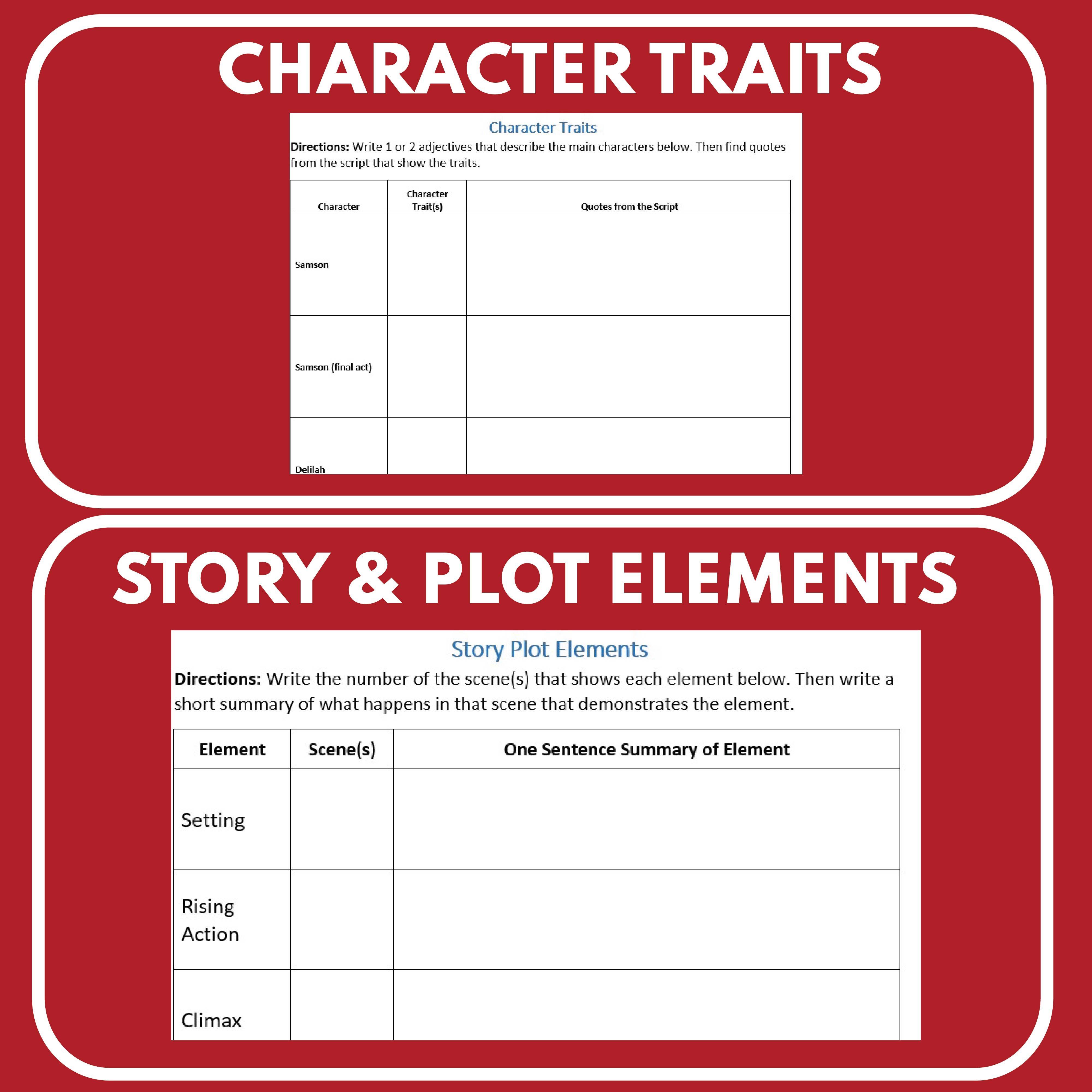 Free Samson Readers Theater Script for Grades 3-5 | Bible Story Activi ...