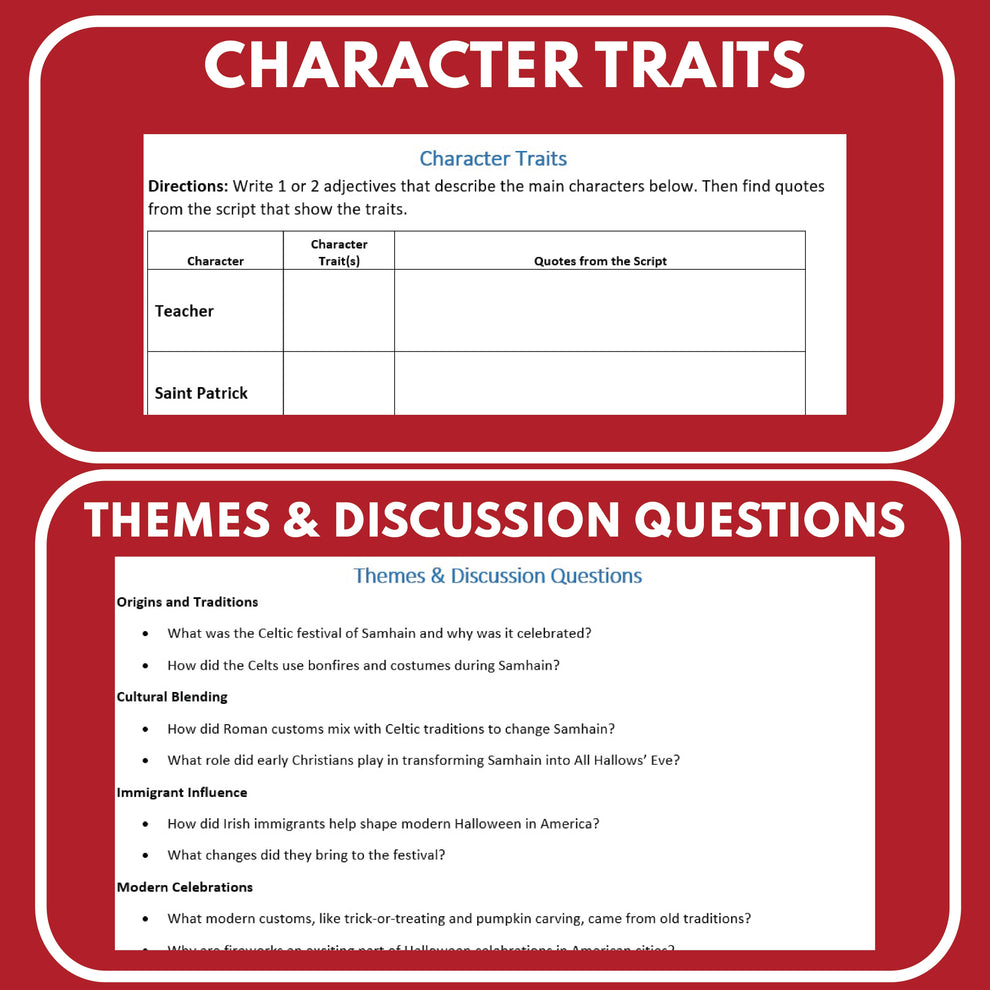 Halloween Readers Theater Script | Holiday Origins Series – Reader's ...