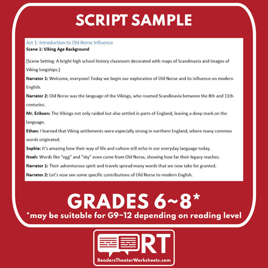 Old Norse Words in English | Reader’s Theater Script | Word Origins ...