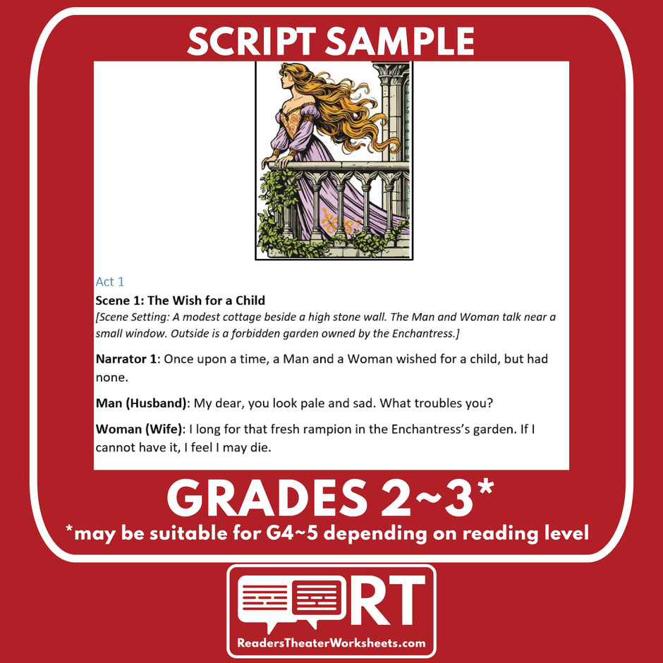 100% FREE – Reader's Theater Worksheets