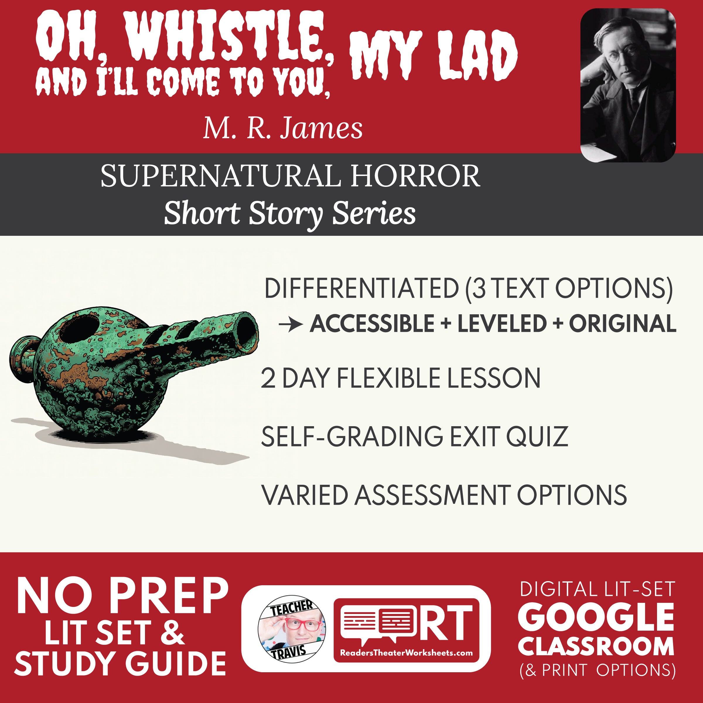 Oh, Whistle, and I’ll Come to You, My Lad Differentiated Short Story ...
