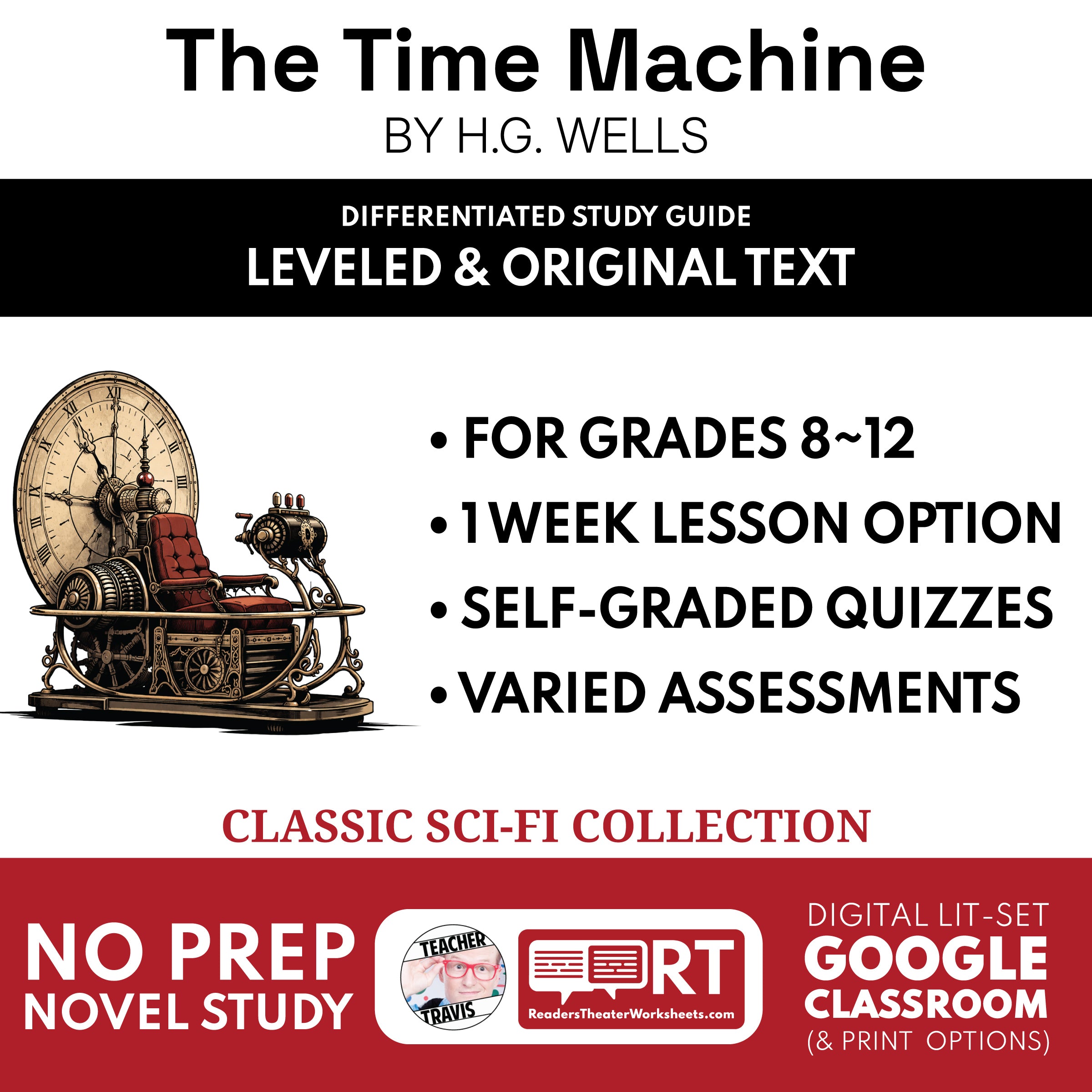 The Time Machine Study Guide | Classic Sci-Fi Grades 6-12 – Reader's ...